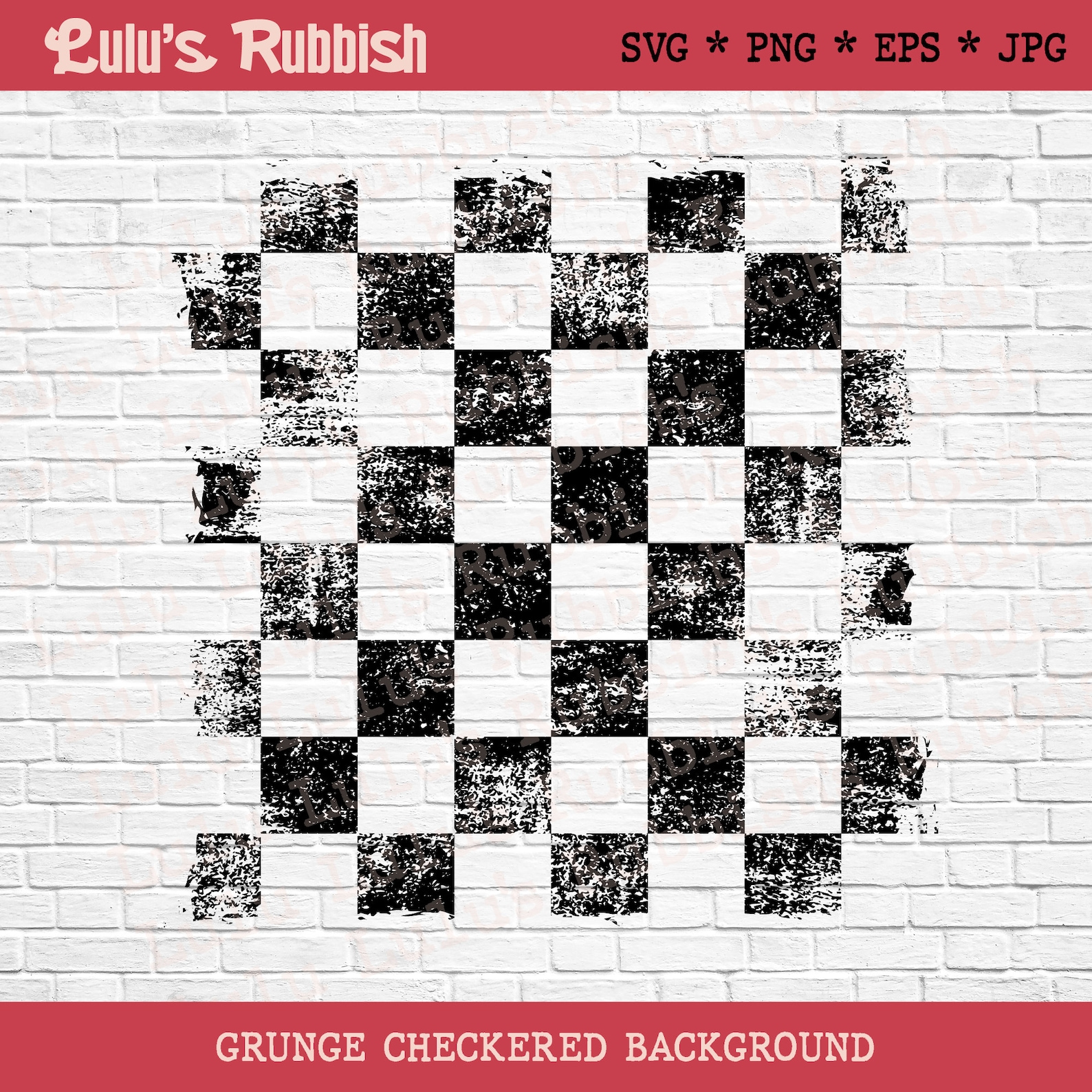 Checkered Grunge Block PNG, Checkerboard Svg, Distressed Background SVG ...