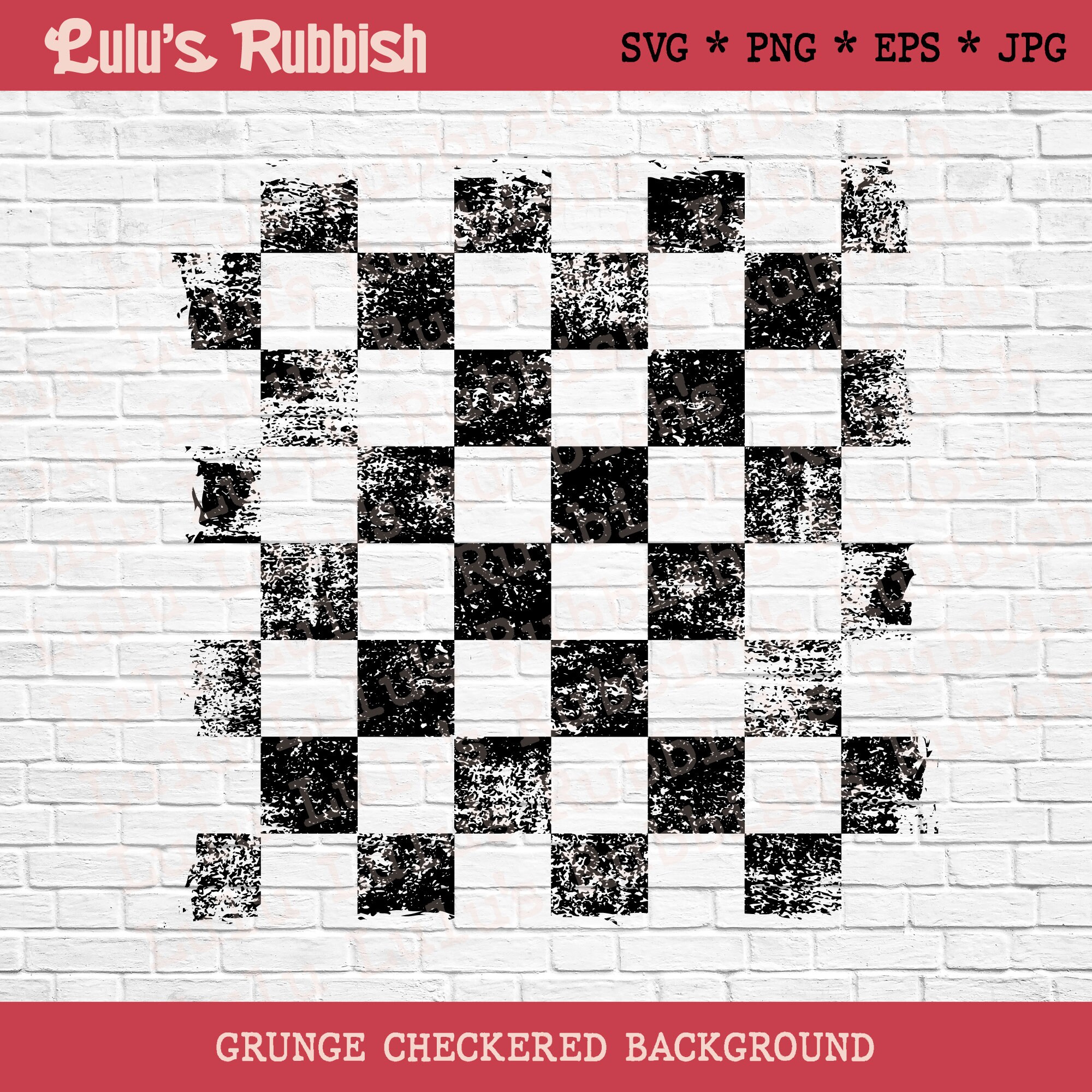 Checkered Grunge Block PNG, Checkerboard Svg, Distressed Background SVG ...