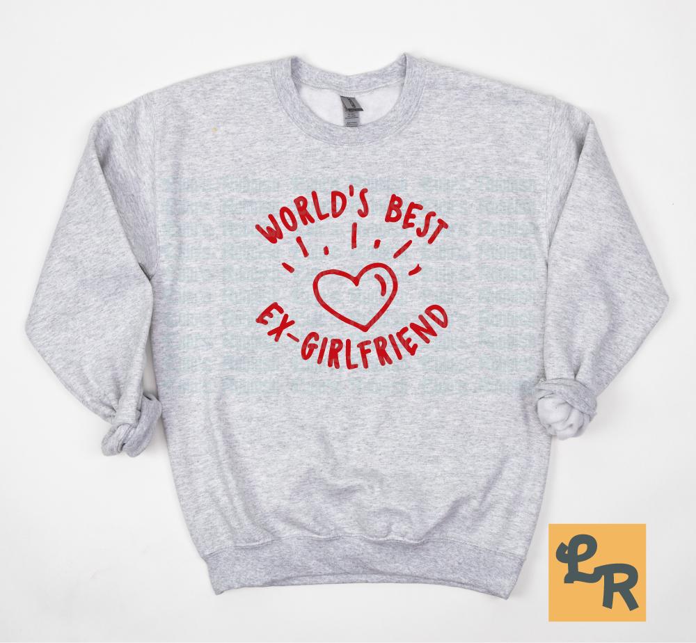 World's Best Ex-girlfriend Eps Svg Dxf Png, Valentines Day Shirt Design ...
