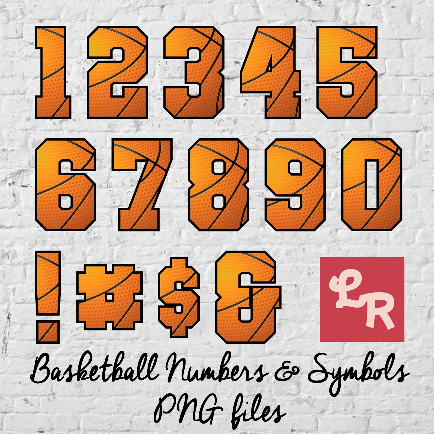 Basketball Alphabet Digital Download, Basketball Alphabet PNG Design ...