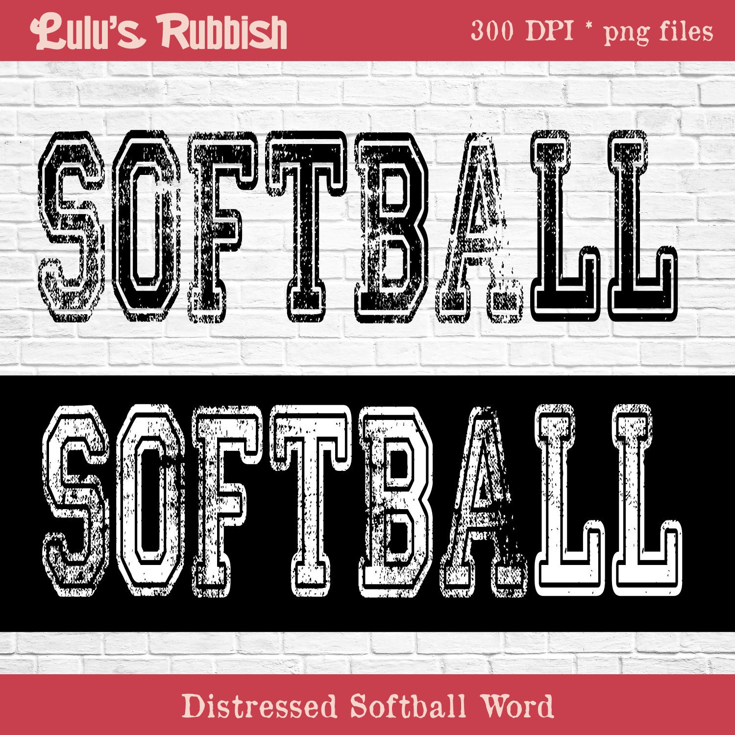 Softball Png, Softball Varsity Distressed Digital Download, Distressed ...