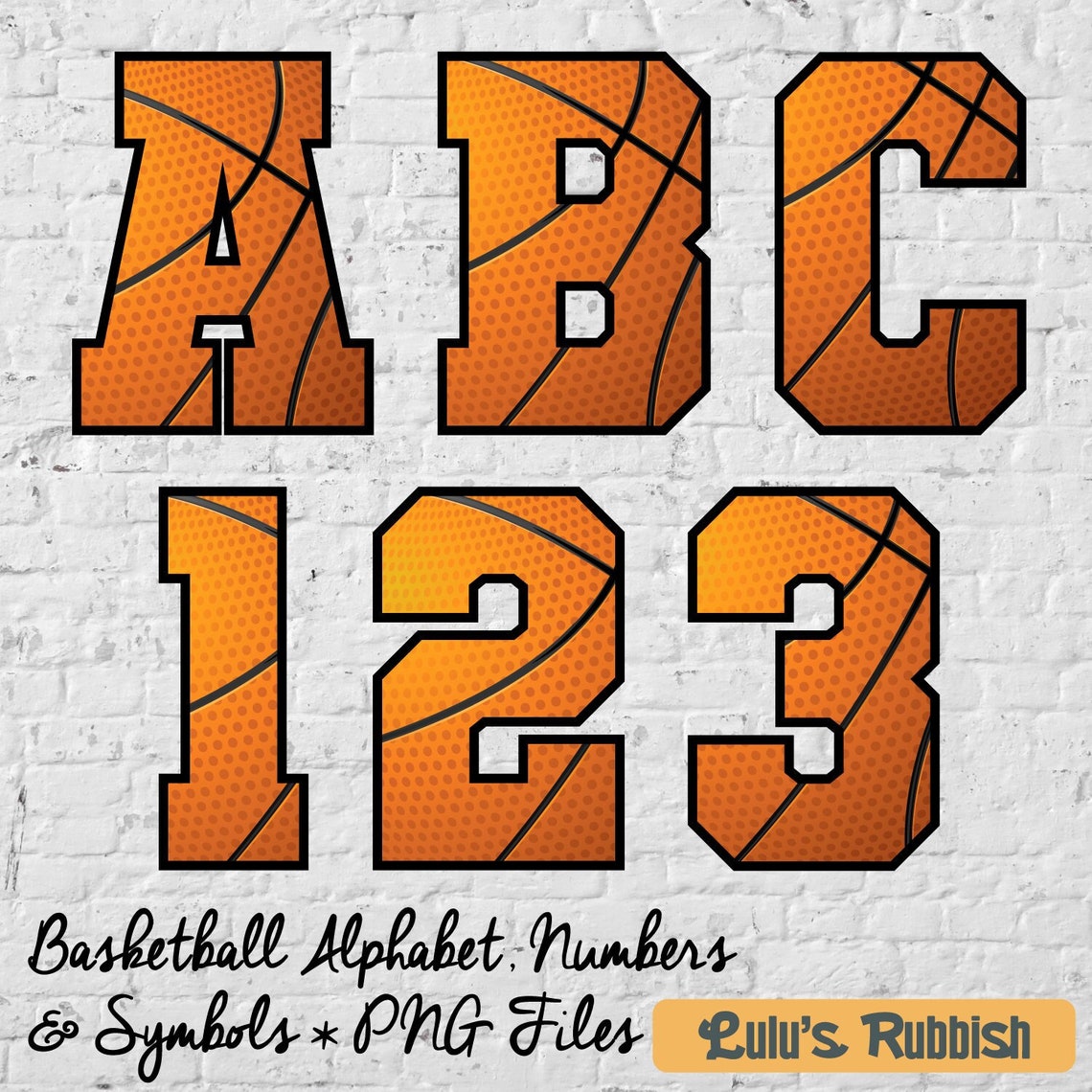 Basketball Alphabet Digital Download, Basketball Alphabet PNG Design ...