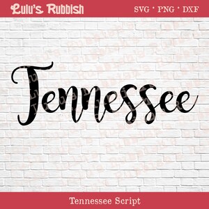 Tennessee Script Png Dxf Svg, Tennessee Shirt Sublimation DTG DTF ...