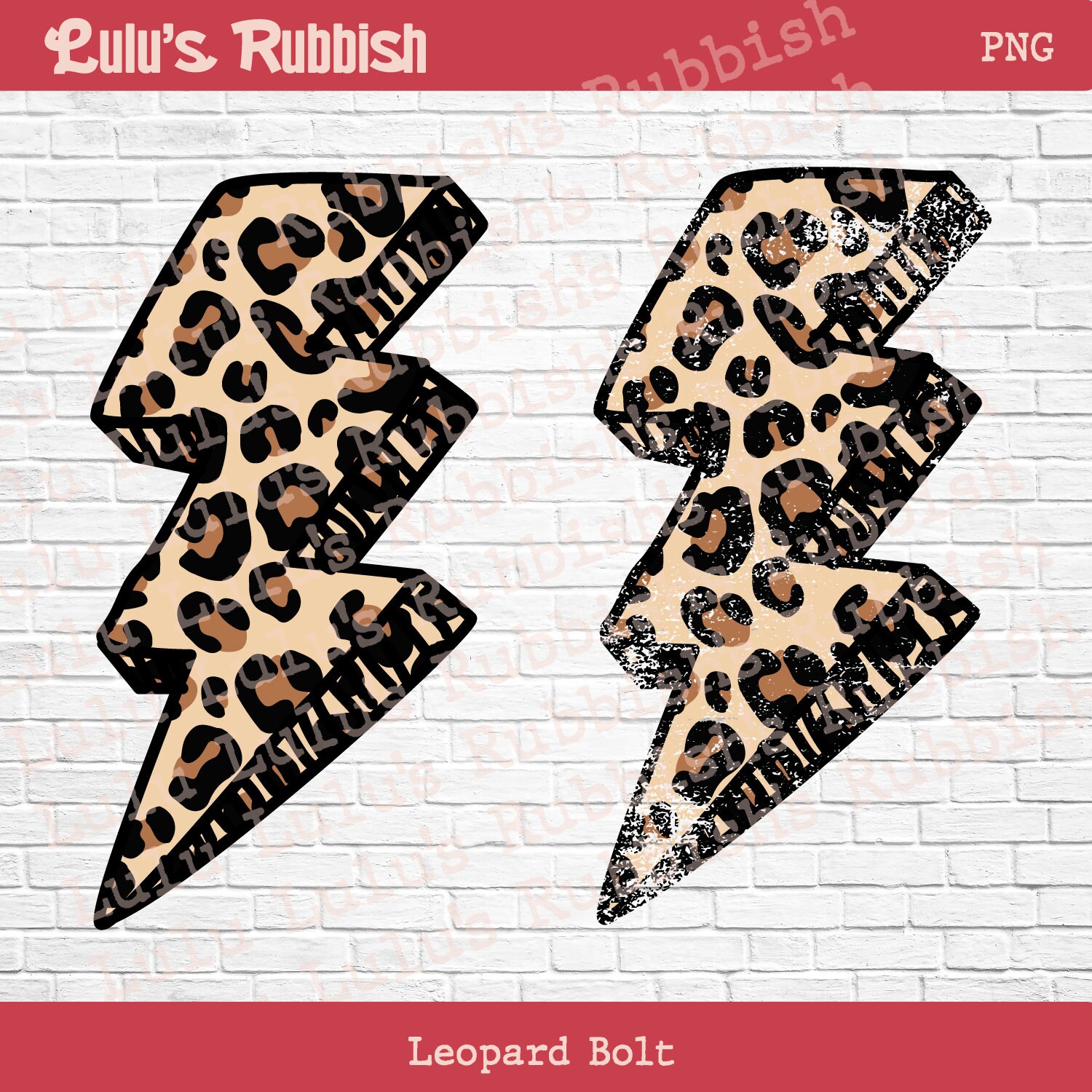 Leopard Lightning Bolt Png Svg, Leopard Design, Distressed Leopard ...