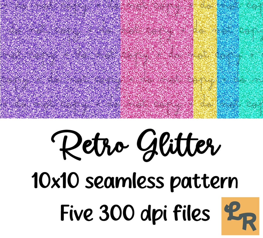 Seamless Glitter Digital Paper Retro Jpeg, Glitter Background Sparkly ...