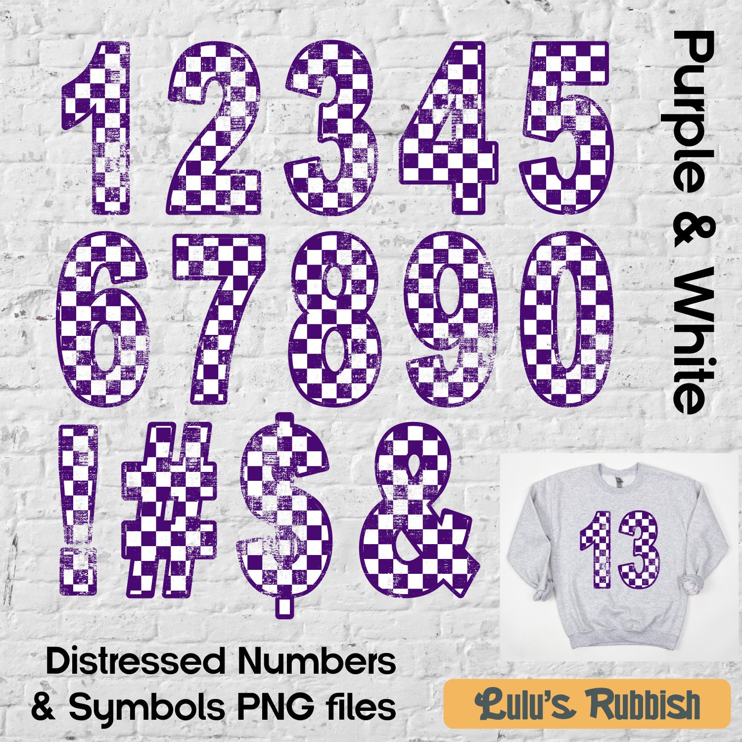 Checkered Alphabet Digital Download, PNG Design Digital Download ...