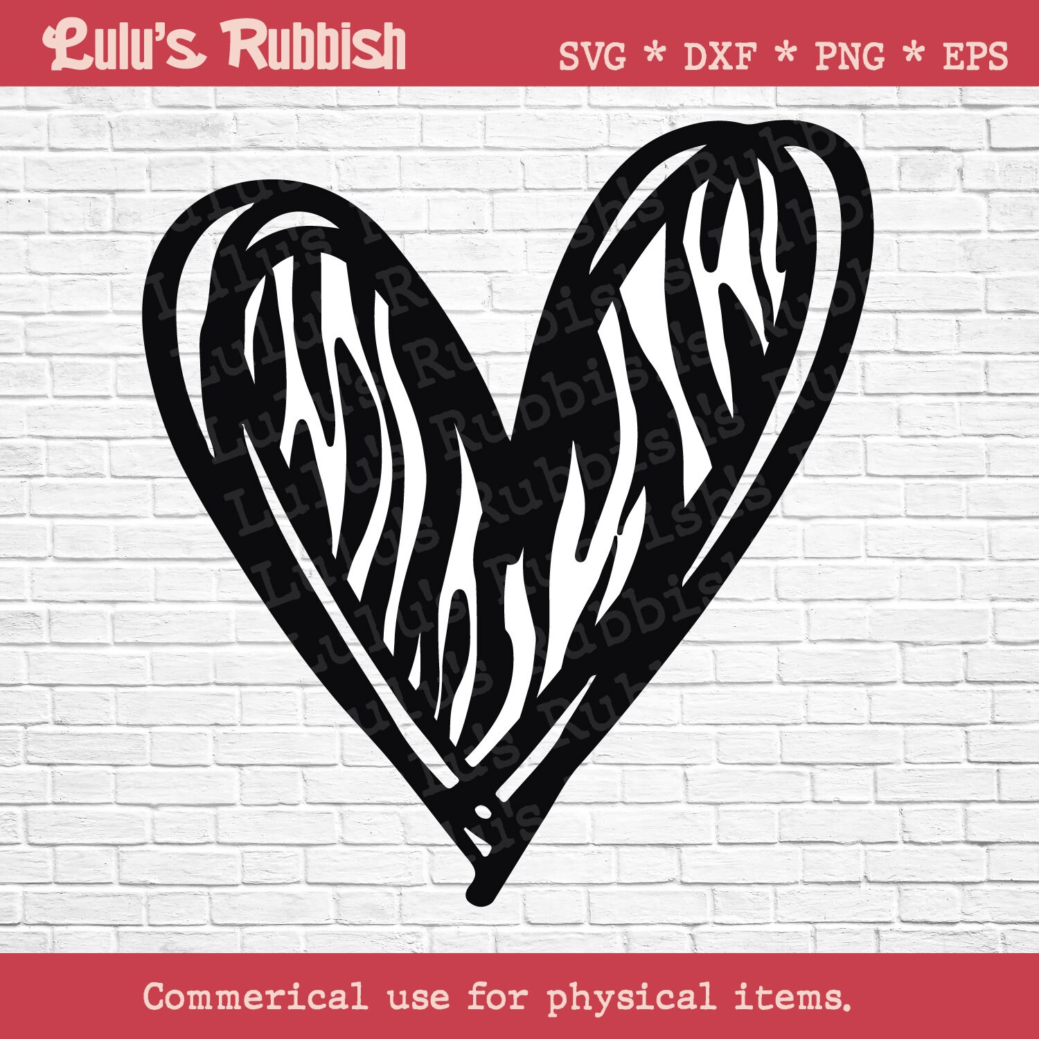 Zebra Heart Digital Design Svg Png, Zebra Print Digital Art, Zebra ...