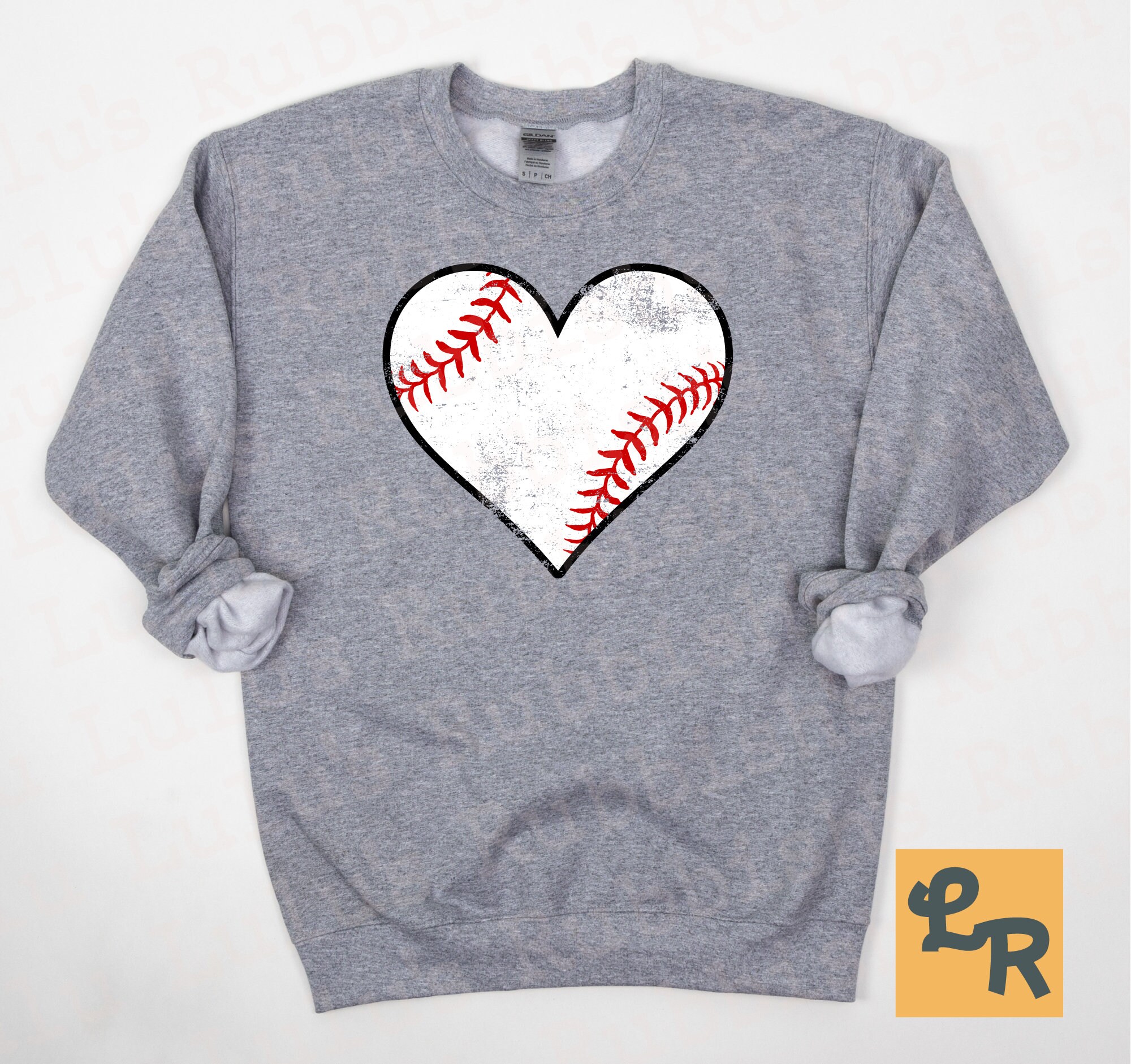 Baseball Heart Distressed Digital Download, Baseball Heart PNG Svg Eps ...