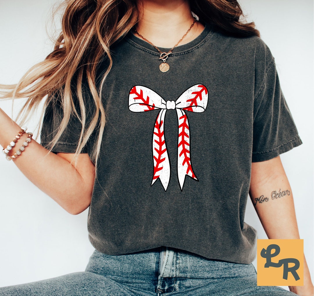 Baseball Distressed Bow Digital Design Png Eps - Etsy