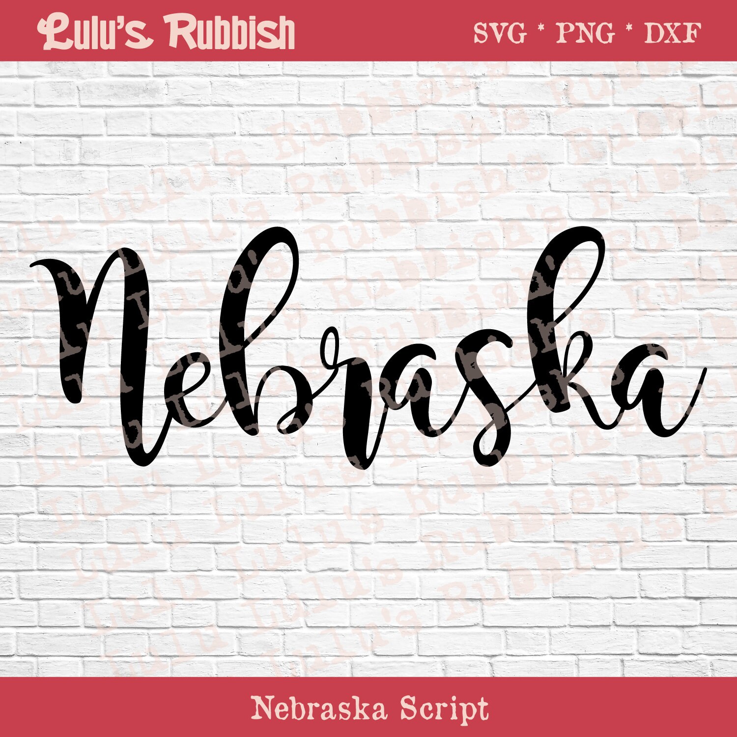 Nebraska Script Png Dxf Svg, Nebraska Shirt Sublimation DTG DTF Digital ...