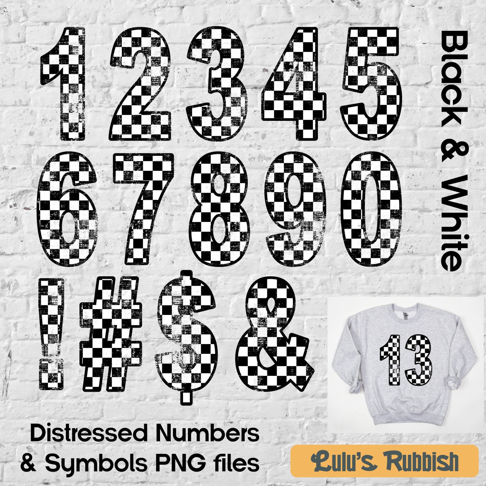 Checkered Alphabet Digital Download, PNG Design Digital Download ...