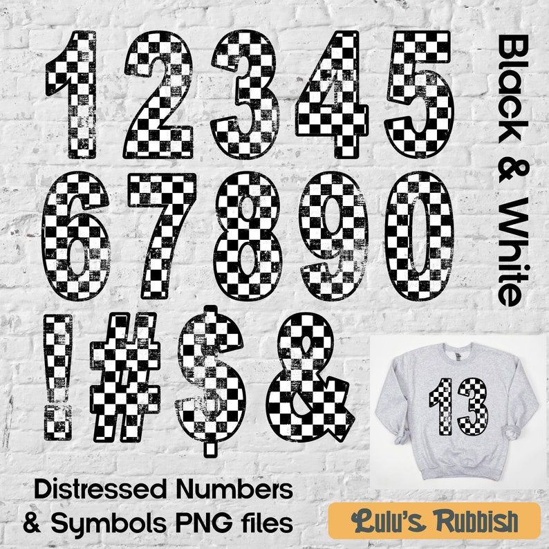 Checkered Alphabet Digital Download, PNG Design Digital Download ...