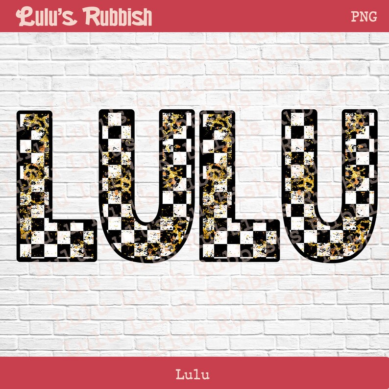 Checkered Alphabet Digital Download, Checkered Leopard Grunge Alphabet ...