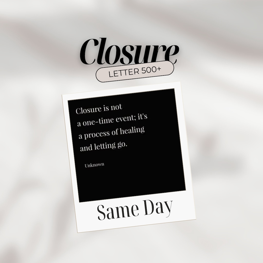 Closure Letter Channeled Message From Your Person | Psychic Reading ...