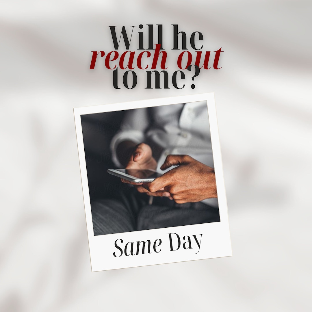 Will He/she Reach Out to Me? | Tarot Reading | Same Day Reading ...