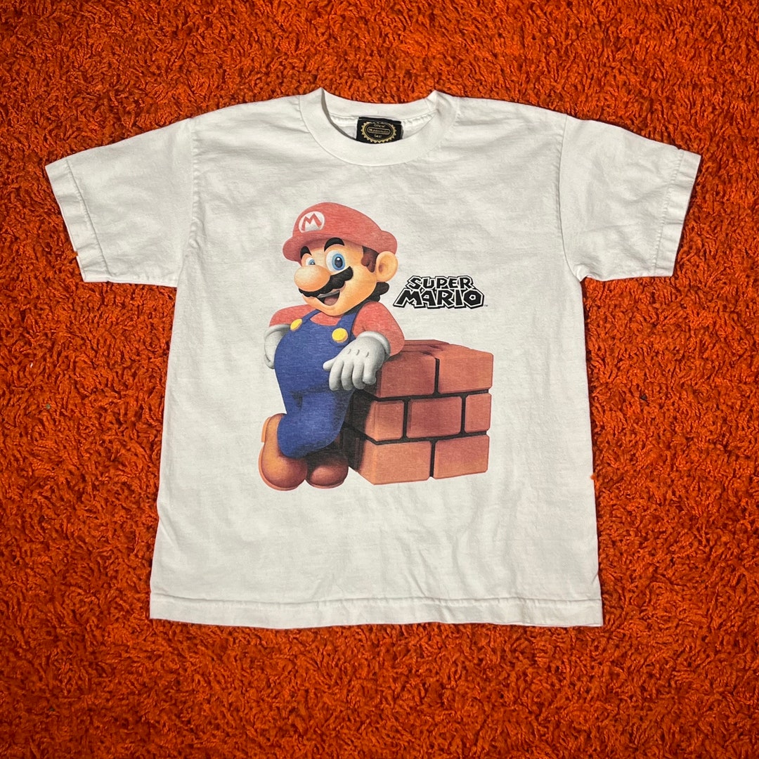 2010 Super Mario White Shirt youth Medium - Etsy
