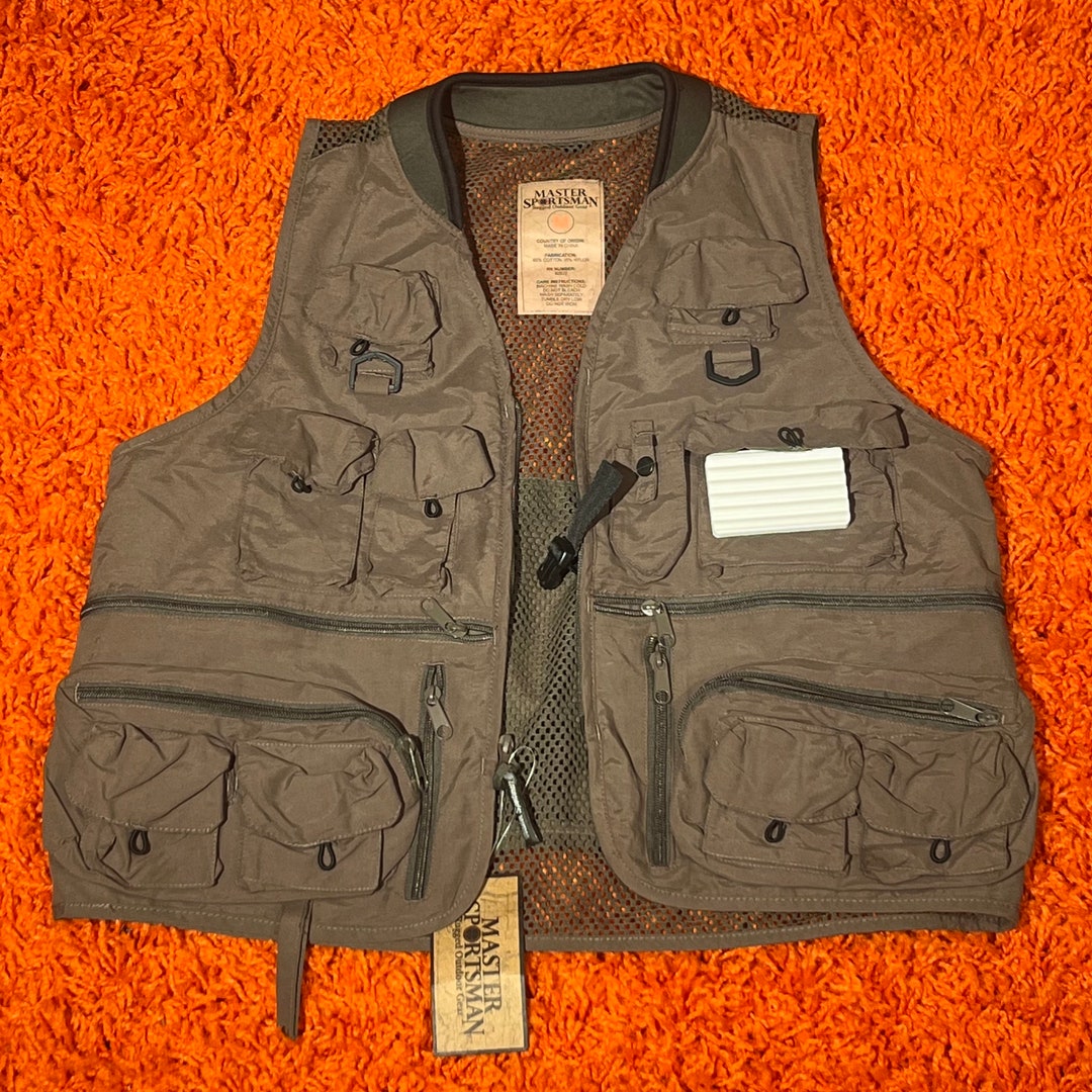 Master Sportsman Fishing Vest New medium - Etsy