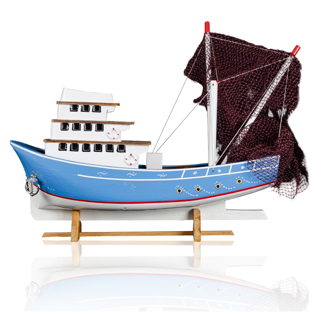 Fishing Boat, Ship Model, Traditional Nautical Miniature, Model Ship ...