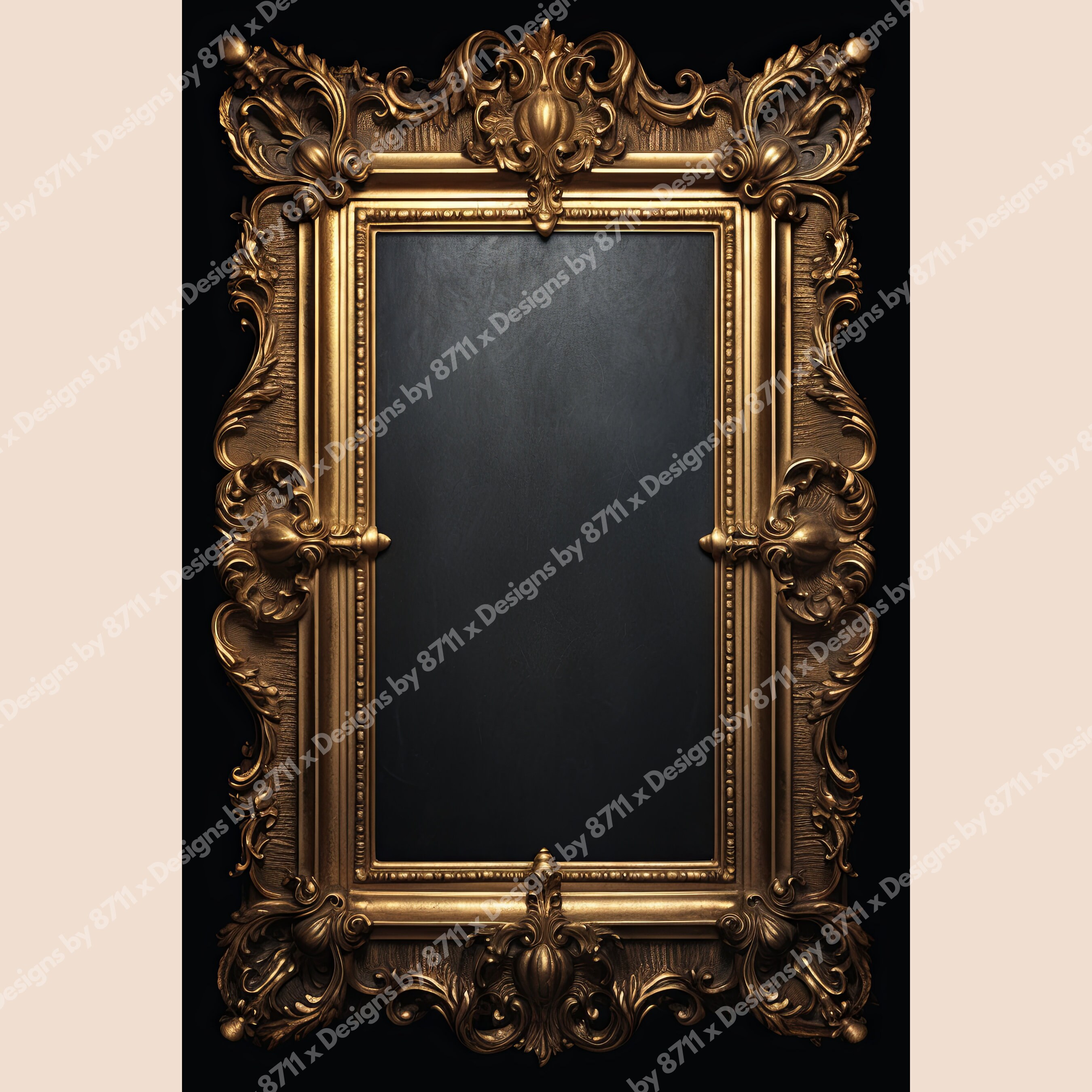 Ornate Frame Digital Backdrop Set #2, Maternity Backdrop Overlays ...