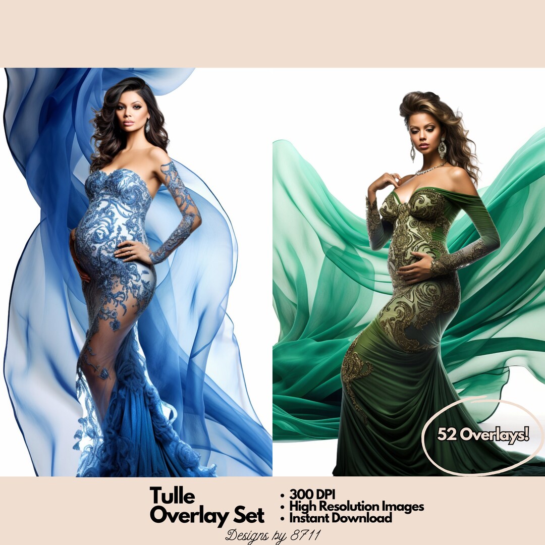 52 Tulle Overlays Photoshop Veil Digital Flying Tulle Veil Overlays ...