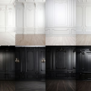 Panel Wall Digital Backdrop Set, Maternity Backdrop Overlays, Studio ...