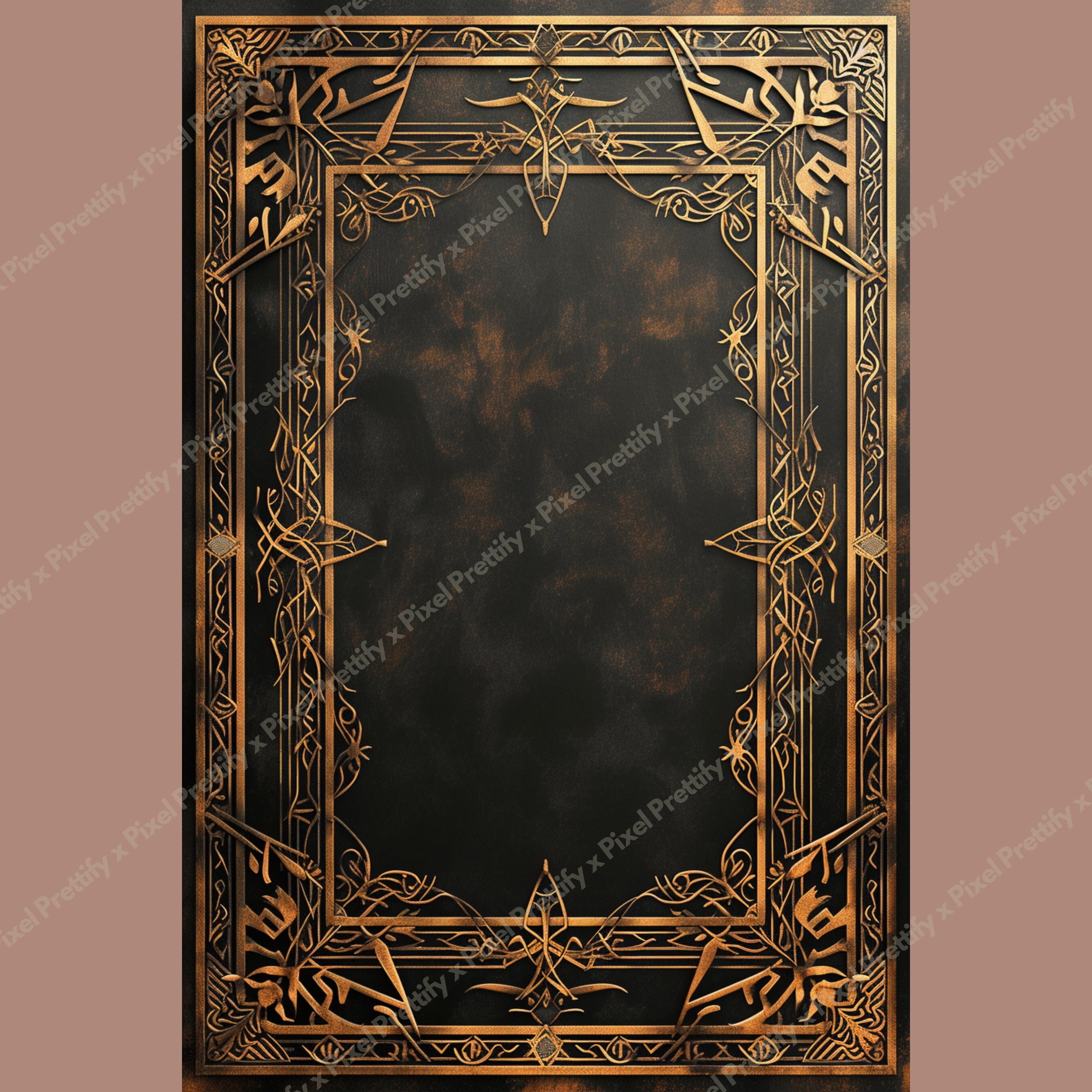Bronze Frame Digital Backdrop Set, Maternity Backdrop Overlays, Studio ...