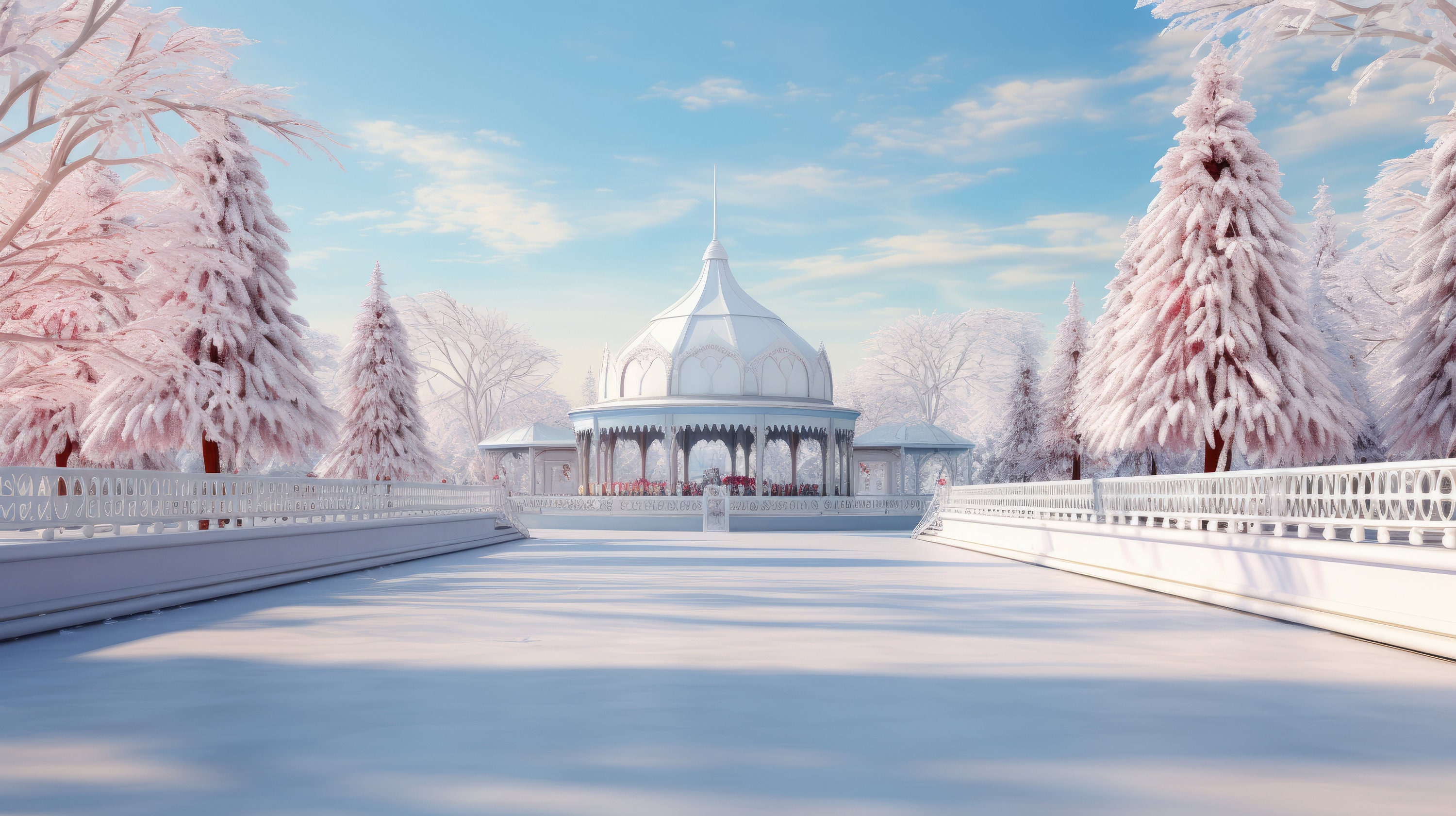 Winter Wonderland Digital Backdrop Set, Maternity Backdrop Overlays ...