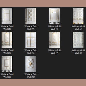 Panel Wall Digital Backdrop Set, Maternity Backdrop Overlays, Studio ...