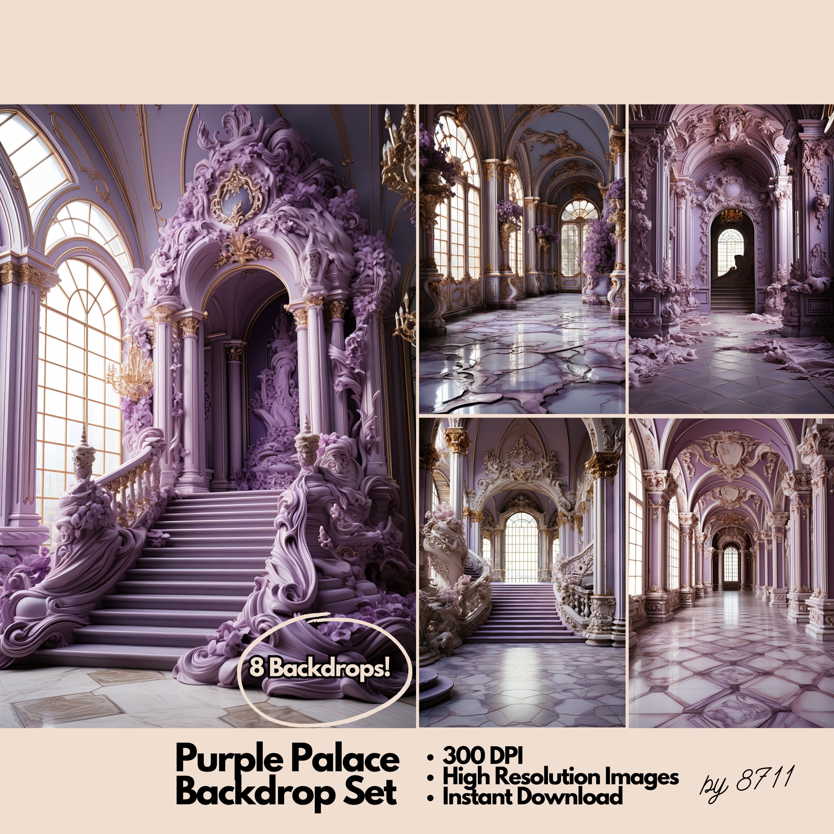 Purple Digital Backdrops Maternity Backdrop Overlays Photography ...