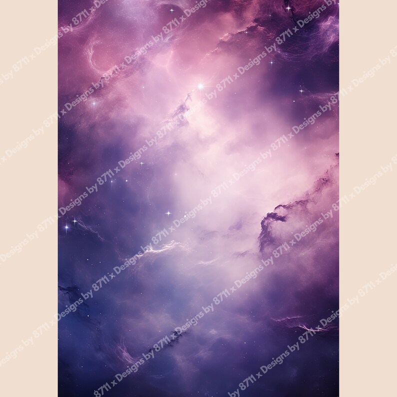Space Digital Background Outer Space Digital Backdrop Holiday ...