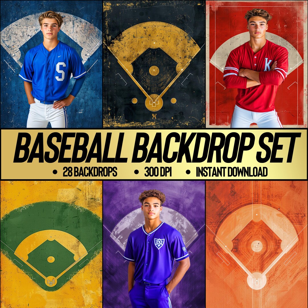 28 Baseball Digital Backdrops for Sports Photography | Baseball ...