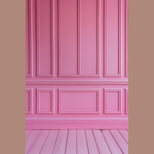 Pink Panel Wall Digital Backdrop Set, Maternity Backdrop Overlays ...