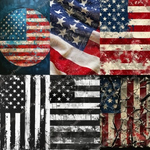 4th of July Digital Backdrops 32 American Flag Backgrounds Independence ...