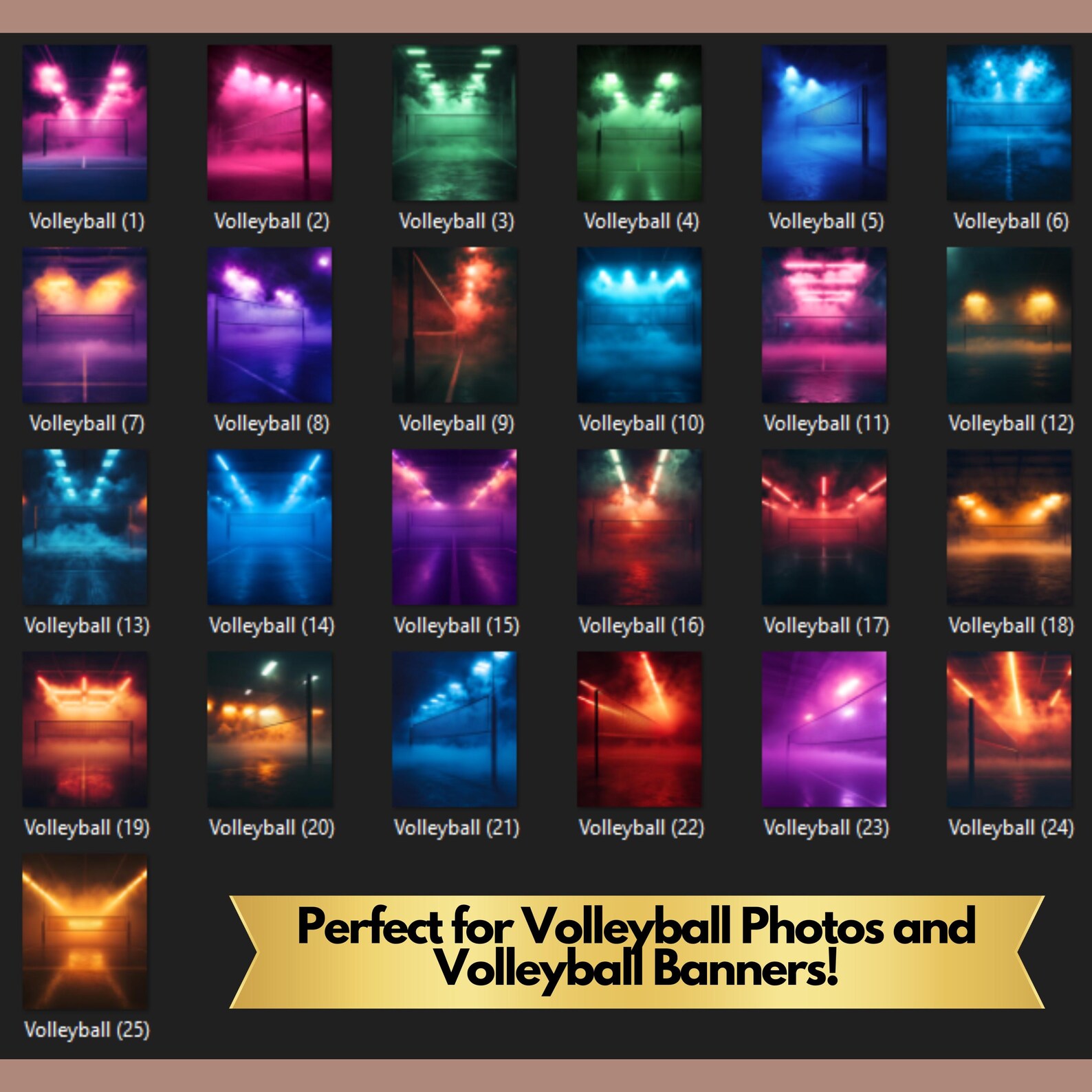25 Volleyball Digital Backdrops for Sports Photography | Volleyball ...