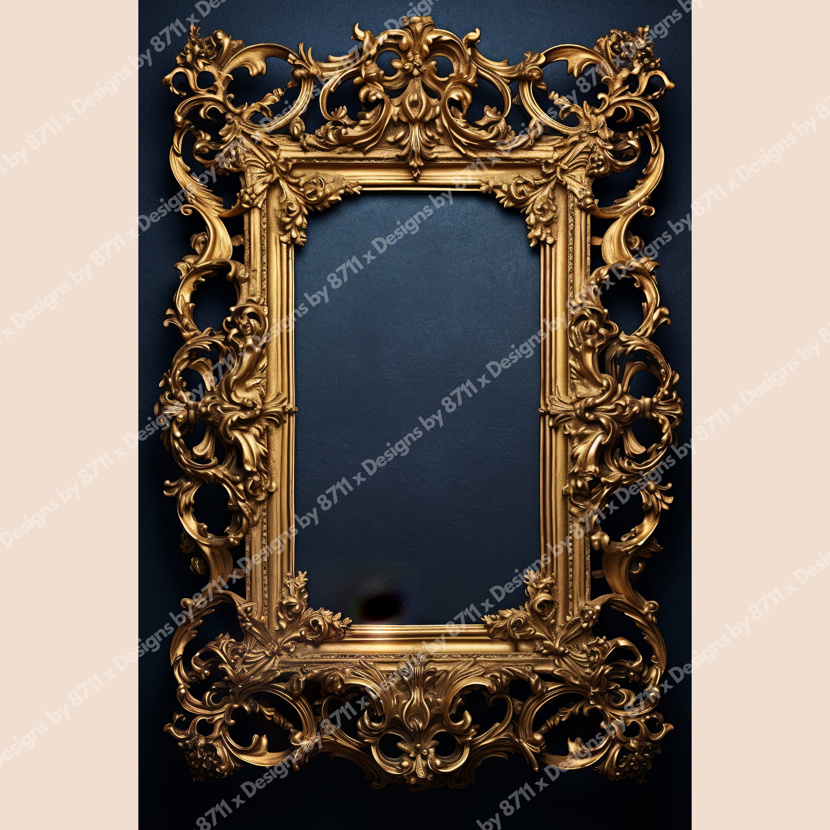 Ornate Frame Digital Backdrop Set #2, Maternity Backdrop Overlays ...