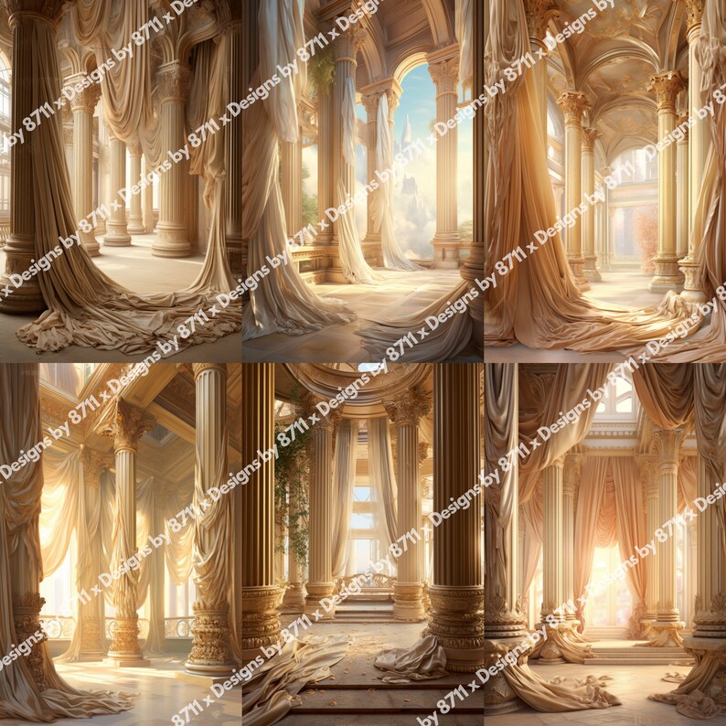 Drape Column Digital Backdrops Maternity Backdrop Overlays Photography ...