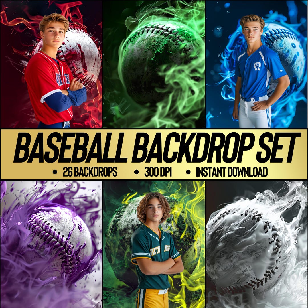 26 Baseball Digital Backdrops for Sports Photography | Baseball ...