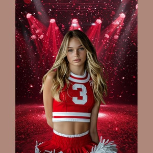 56 Cheerleader Digital Backdrops for Sports Photography | Cheer ...