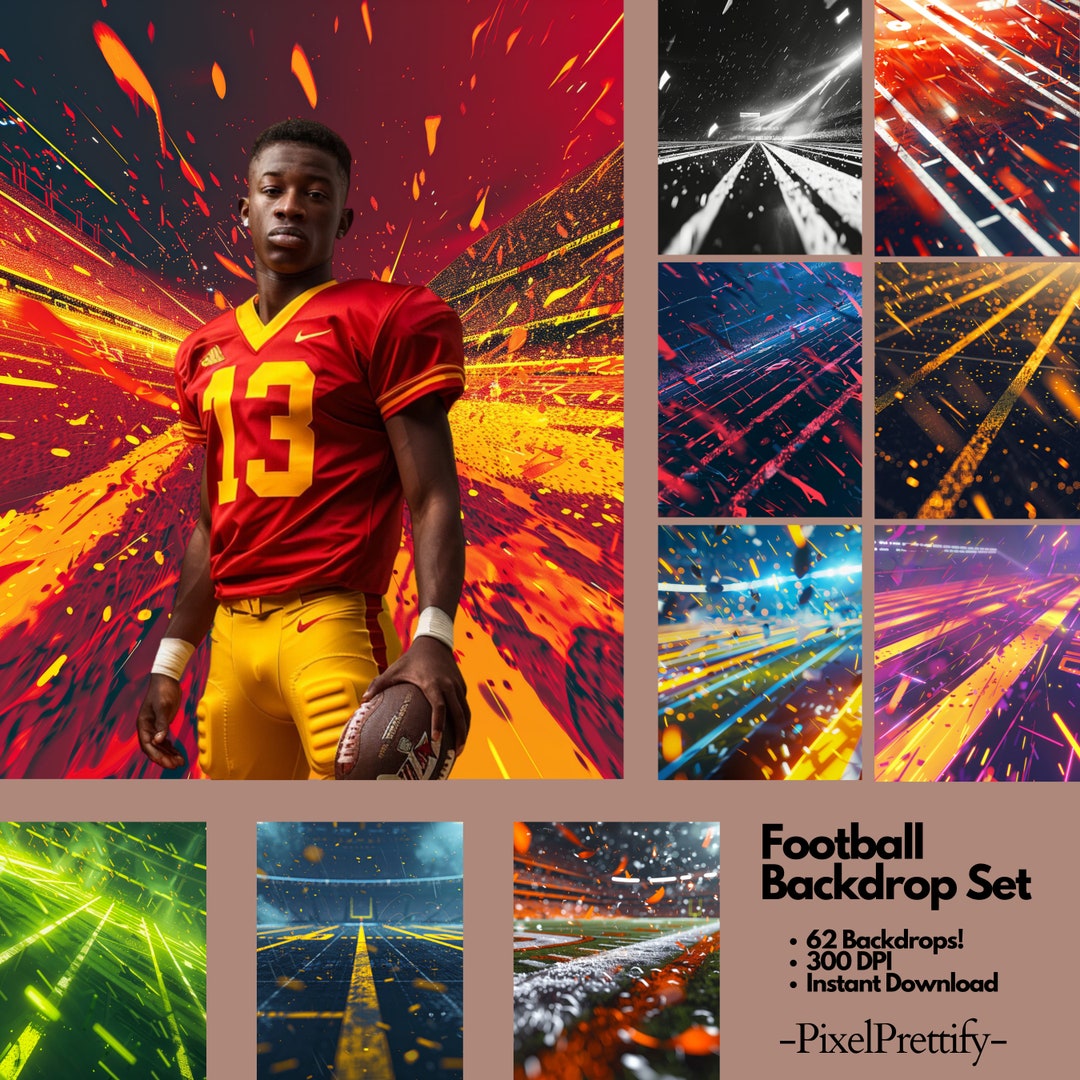62 Football Digital Backdrops for Sports Photography | Football ...