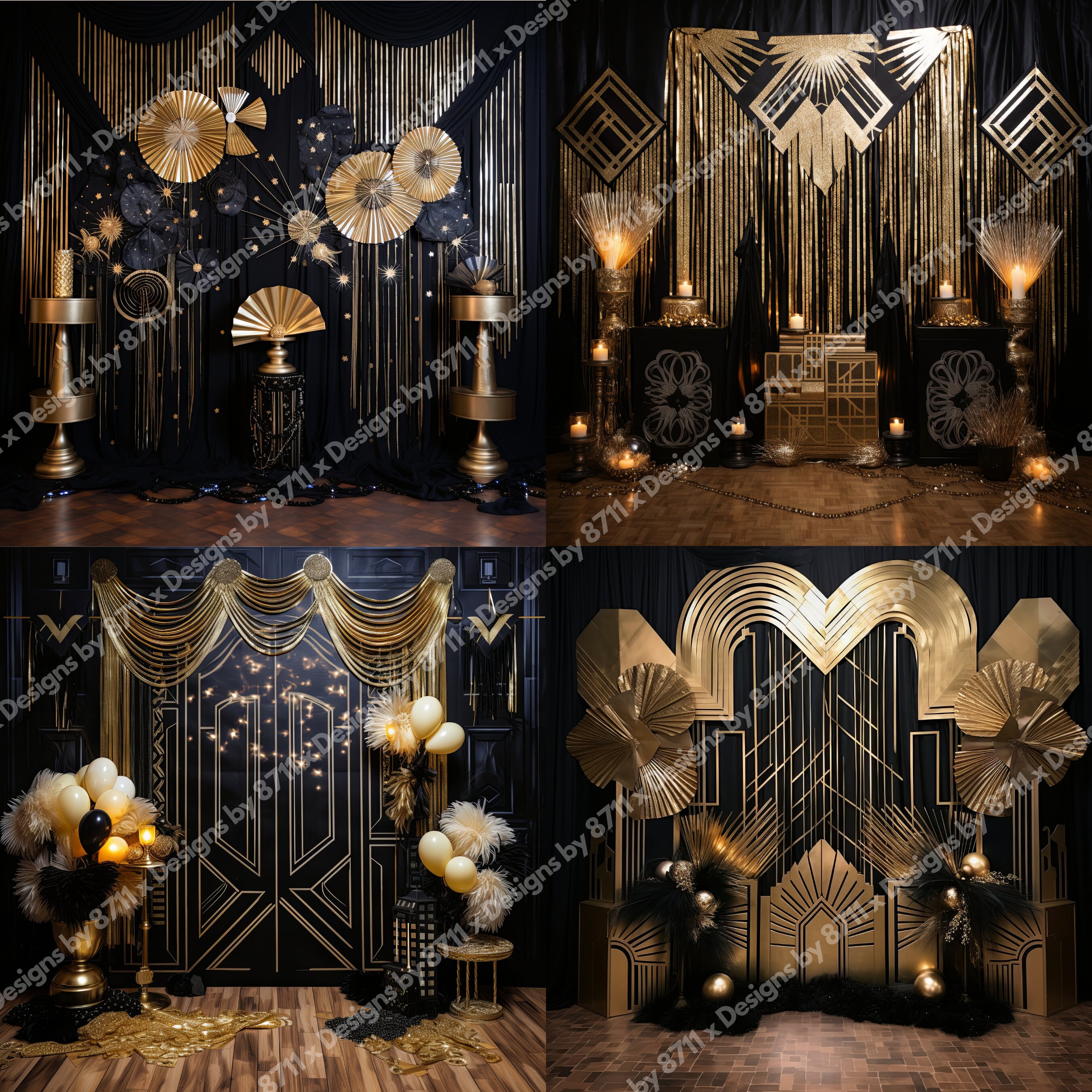 Great Gatsby Digital Backdrops, Maternity Backdrop Overlays ...