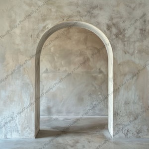 White Arch Digital Backdrops, Maternity Backdrop Overlays, Studio ...