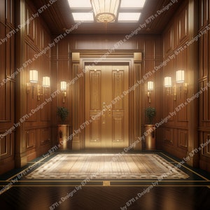Vintage Elevator Digital Backdrop, Maternity Backdrop Overlays, Studio ...