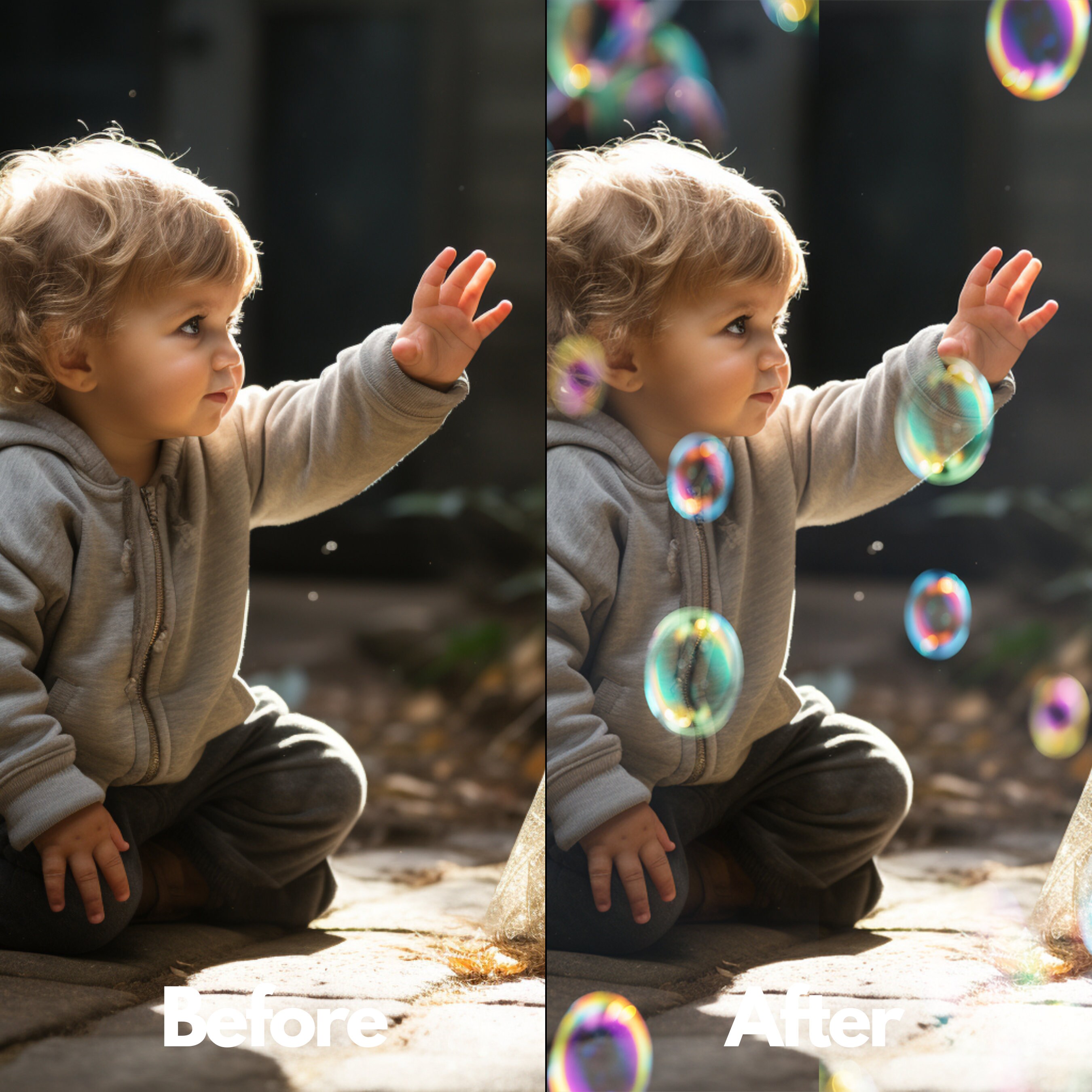 Bubble Overlays, Realistic Soap Bubble Overlay, Floating Bubbles ...