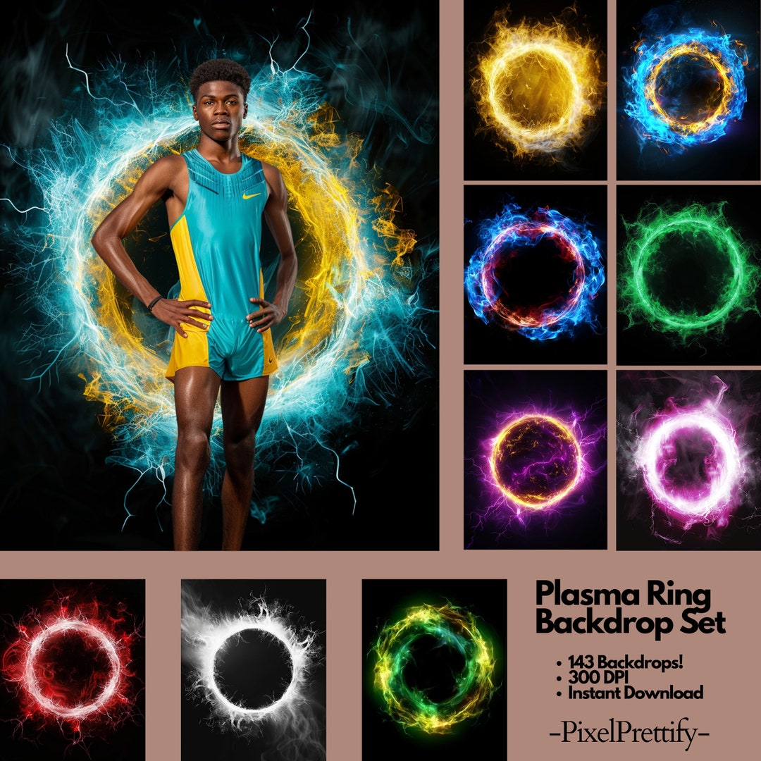 Plasma Ring Digital Photography Backdrops: Perfect as Sports Background ...