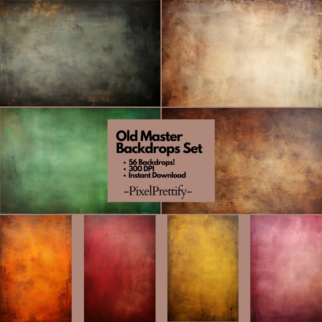 56 Old Master Background, Vertical Portrait Background, Portrait Studio ...