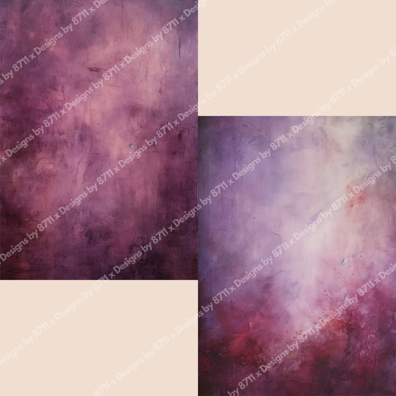Purple Studio Backdrop - Digital Portrait Background, Instant Download ...