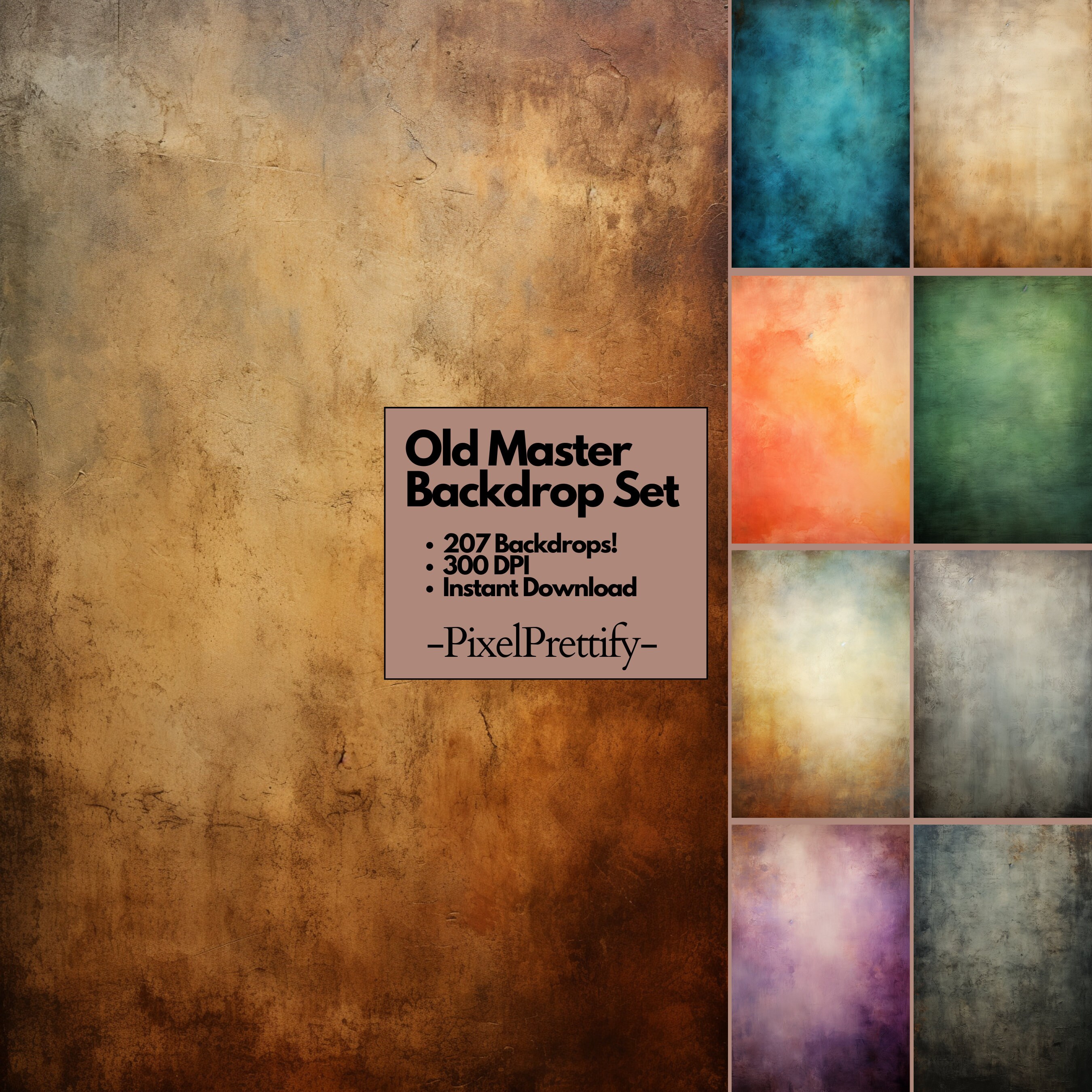 950 Old Master Background Portrait Background Portrait Studio Backdrop ...