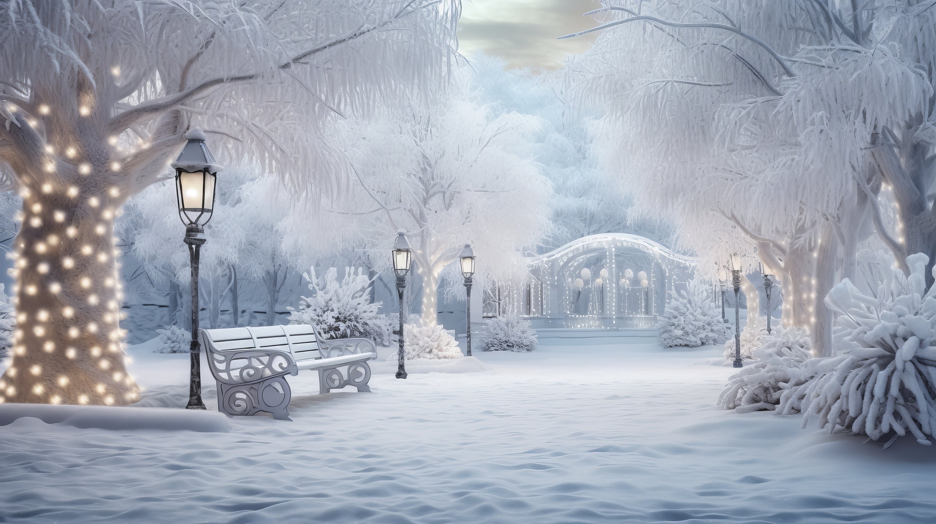 Winter Wonderland Digital Backdrop Set, Maternity Backdrop Overlays ...