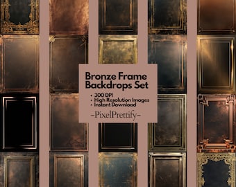 Ornate Frame Digital Backdrop Set, Maternity Backdrop Overlays, Studio ...