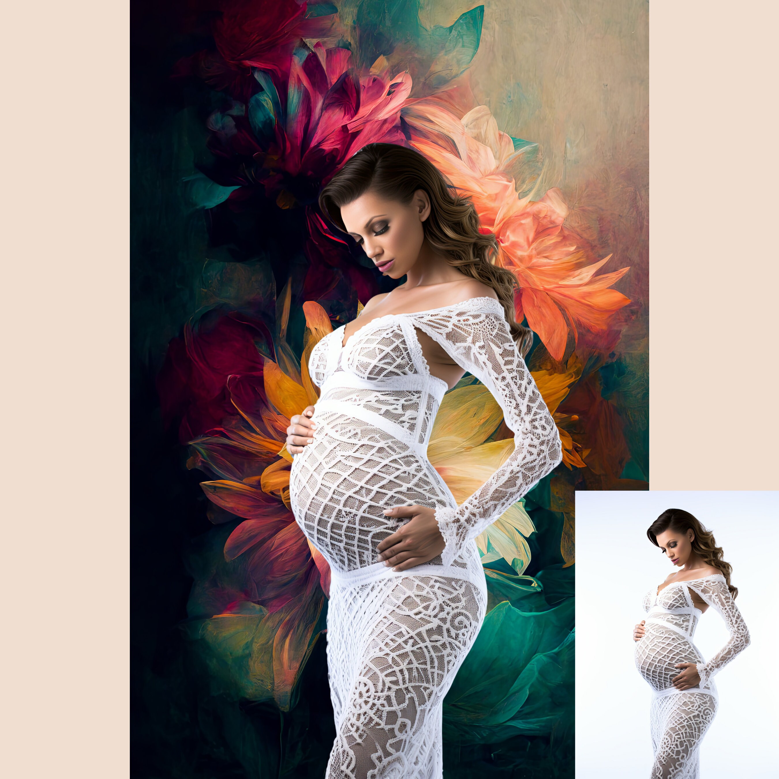 Fun and Vibrant Digital Backdrop Texture Overlays, Colorful Texture Overlays, Rainbow Photoshop ...